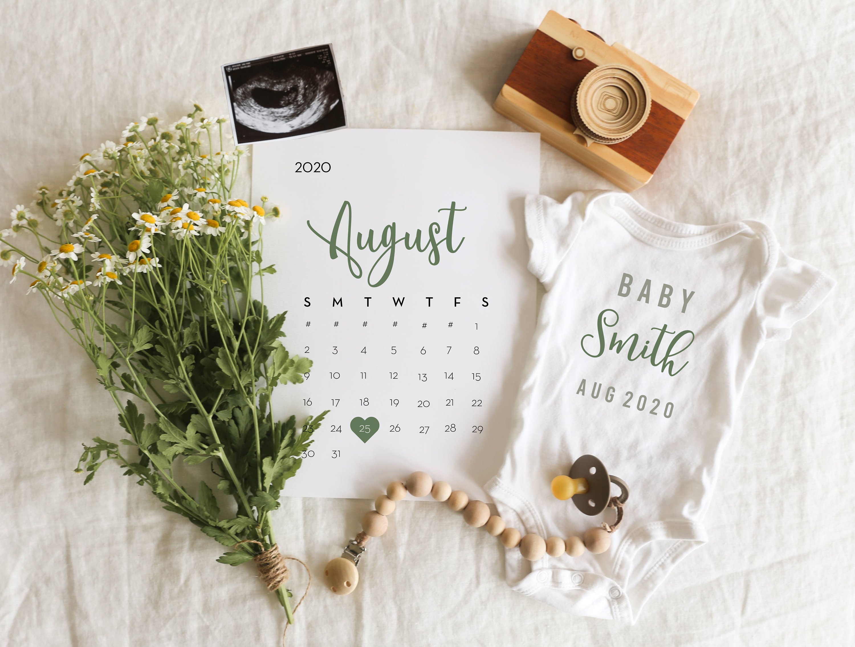 Neutral Baby Announcement for Social Media, Here We Grow Again Birth ...