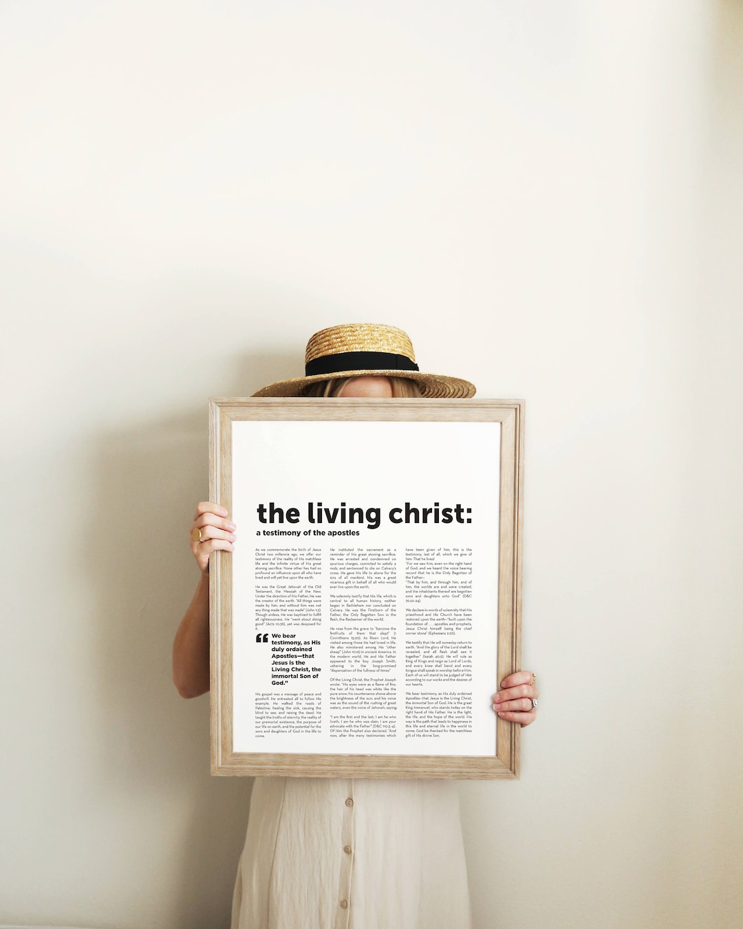 The Living Christ Printable, Three Sizes Included: 11x14 + 16x20 ...