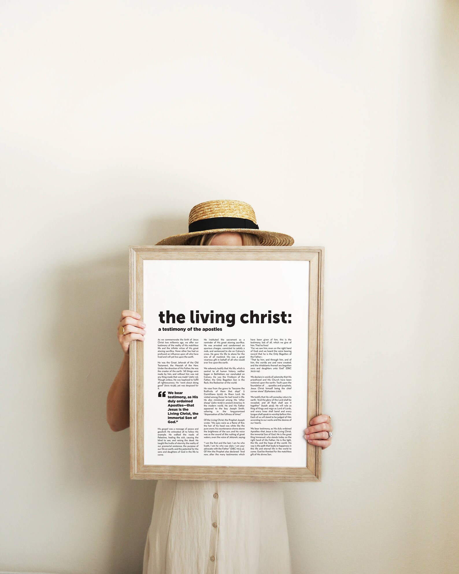 The Living Christ Printable, Three Sizes Included: 11x14 + 16x20 ...