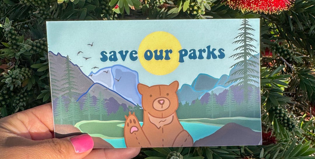 Save Our Parks Bumper Sticker - Etsy