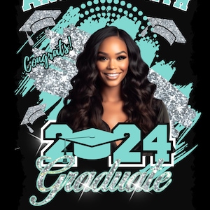 Editable Graduation T-shirt Template: Class of 2024 (canva Pro, Digital ...