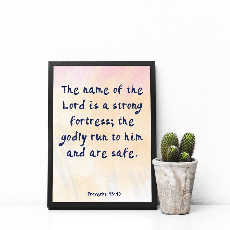 Bible Verse Art, Bible Art, Bible Scripture, Verse Print, Bible Verse ...