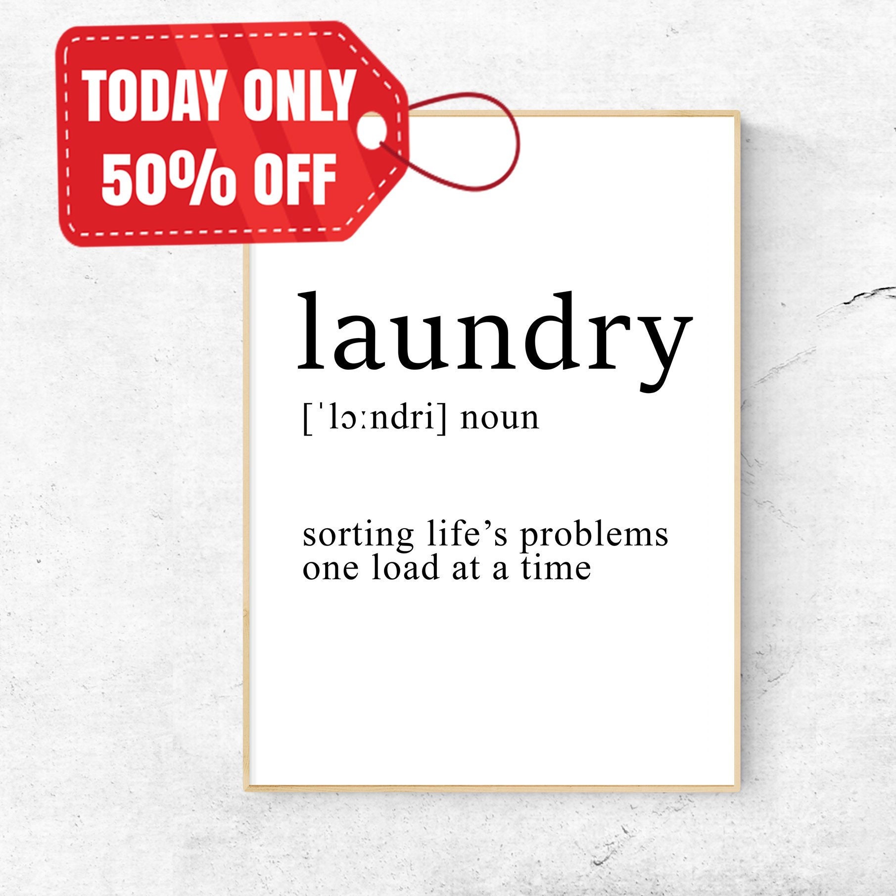 Laundry Definition, Laundry Room Decor, Printable Laundry Art, Laundry ...