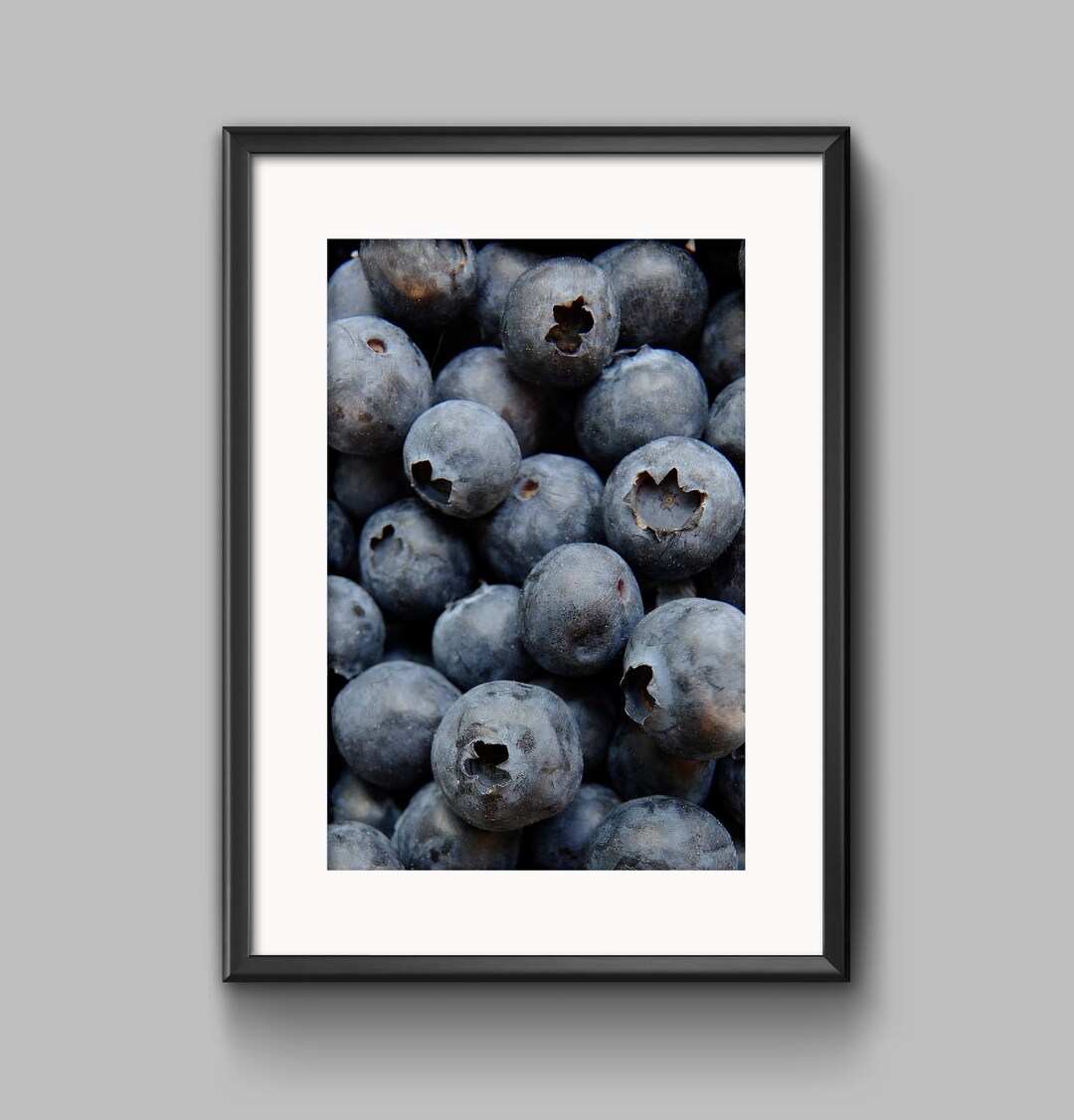 Blueberry Print, Blueberry Sign, Berry Designs, Berry Wall Art, Kitchen ...