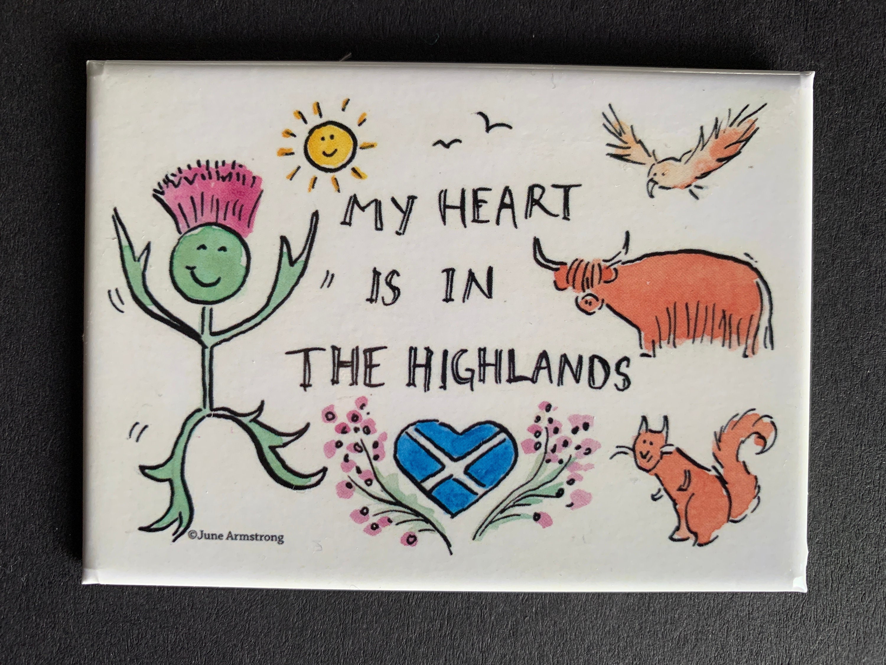 Scottish Fridge Magnet - Etsy