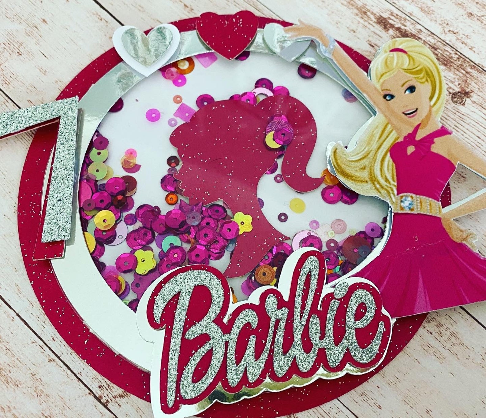 Barbie Shaker Cake Topper - Etsy Australia