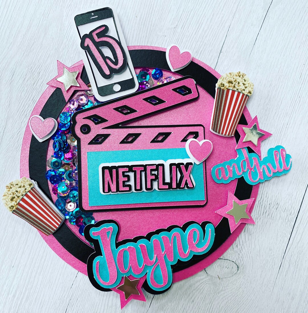 Netflix Cake Topper - Etsy UK