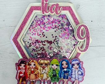 Rainbow High Cake Topper | Etsy