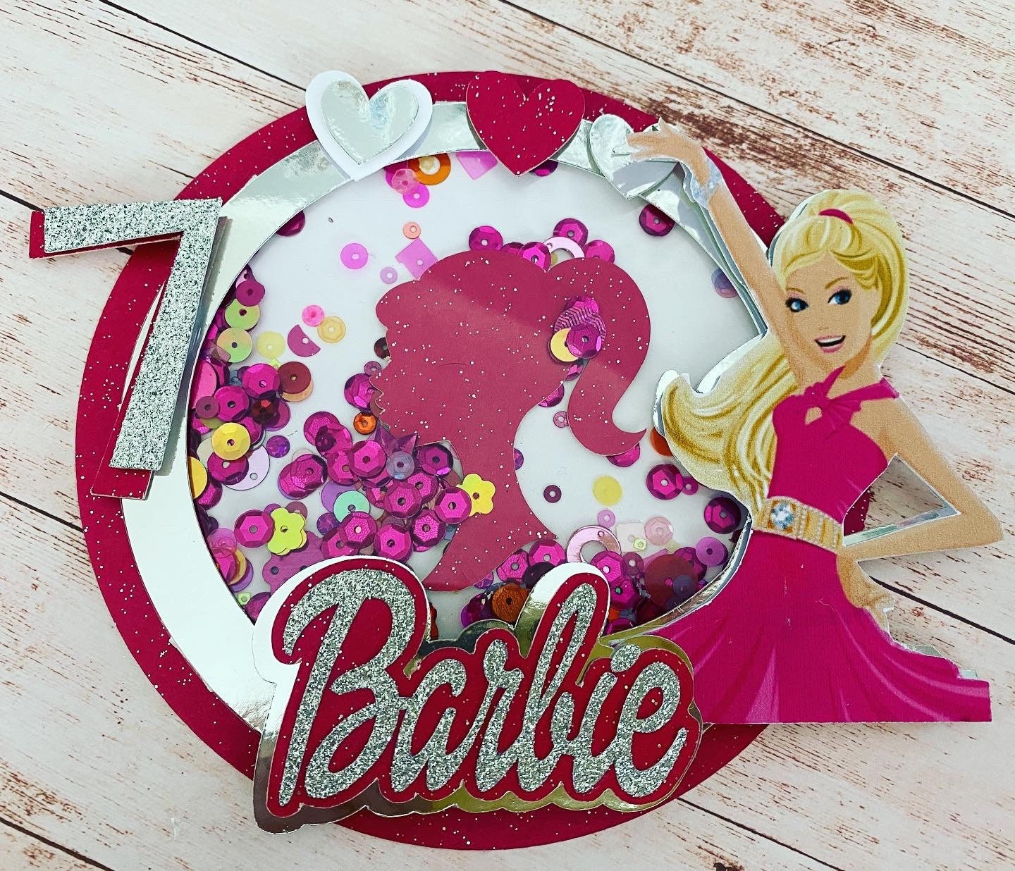 Barbie Shaker Cake Topper - Etsy Australia