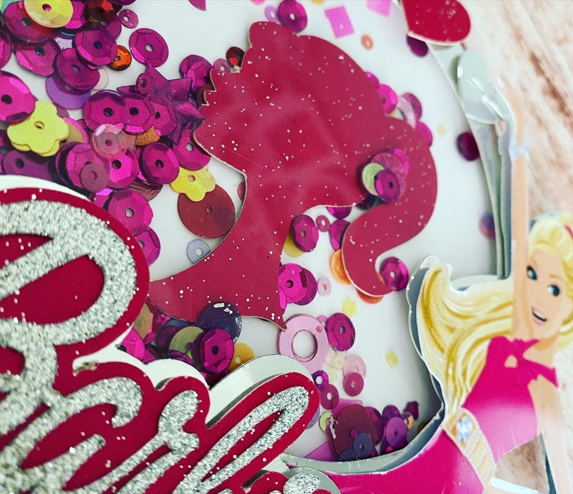 Barbie Shaker Cake Topper - Etsy Australia