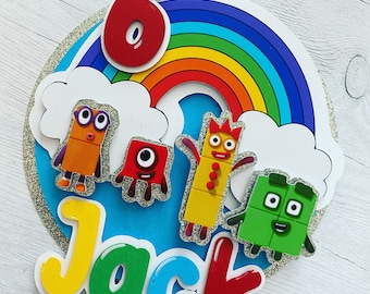 Handmade Edible Alphablocks Alphabet Blocks Cake Topper Decoration ...