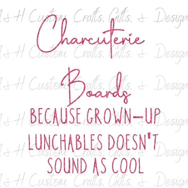 Charcuterie Adult Lunchable Svg - Etsy