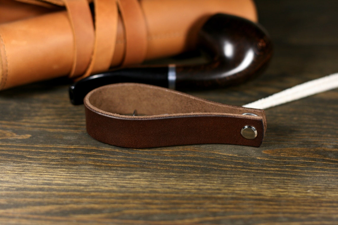 Leather Pipe Stand Pipe Cleaning Tools Personalized Pipe Stand Pipe ...