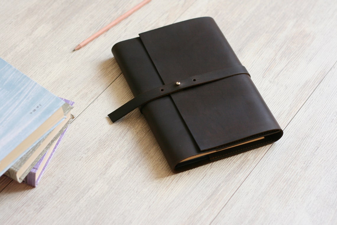 Book Cover Personalized Notebook Cover Leather Book Cover | Etsy