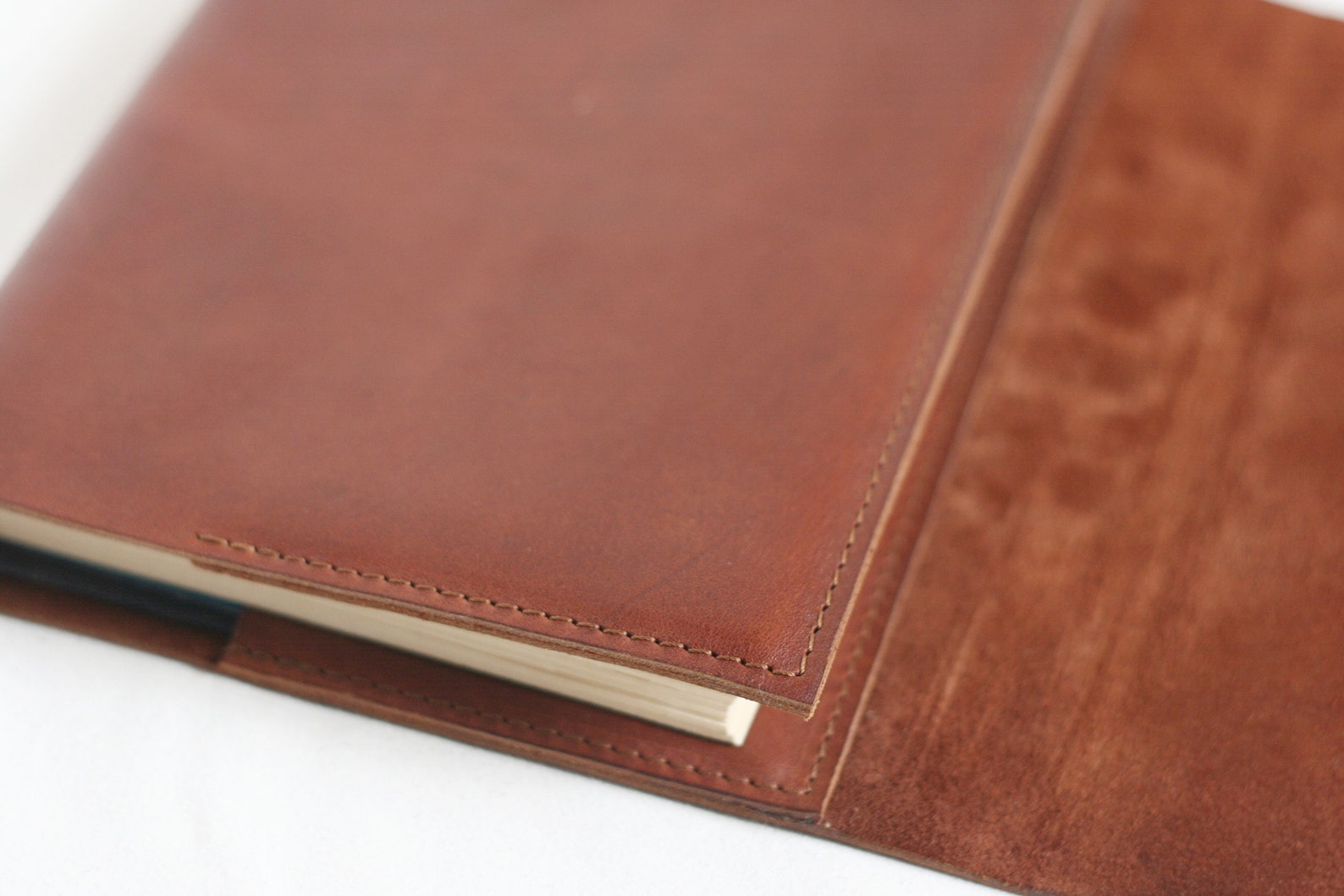 Leather Book Cover Handmade Leather Cover Personalized - Etsy Australia