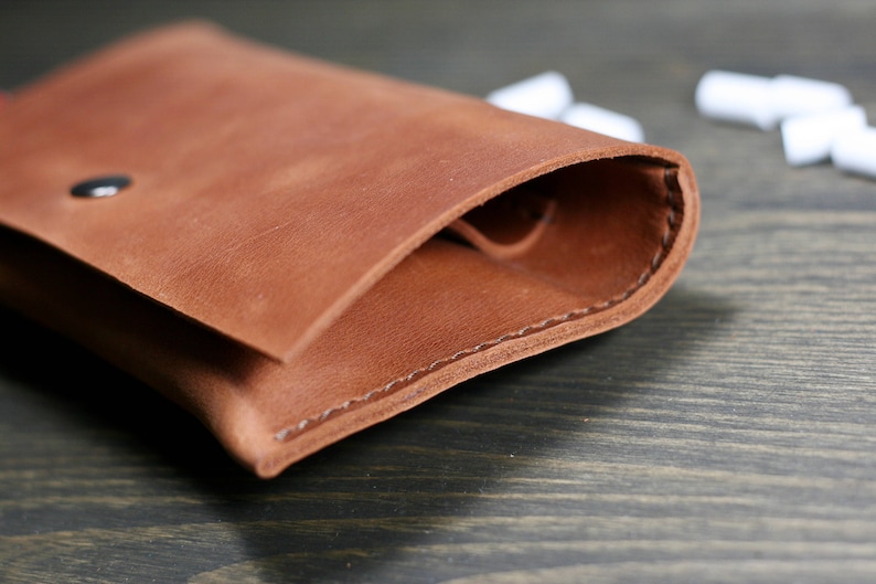 Leather Tobacco Pouch Leather Tobacco Roll Tobacco Bag | Etsy
