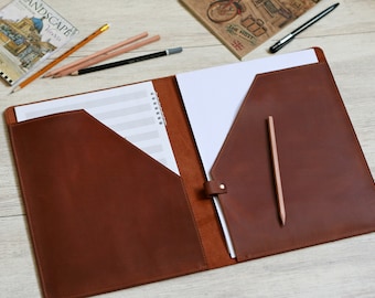 Leather Folder - Etsy