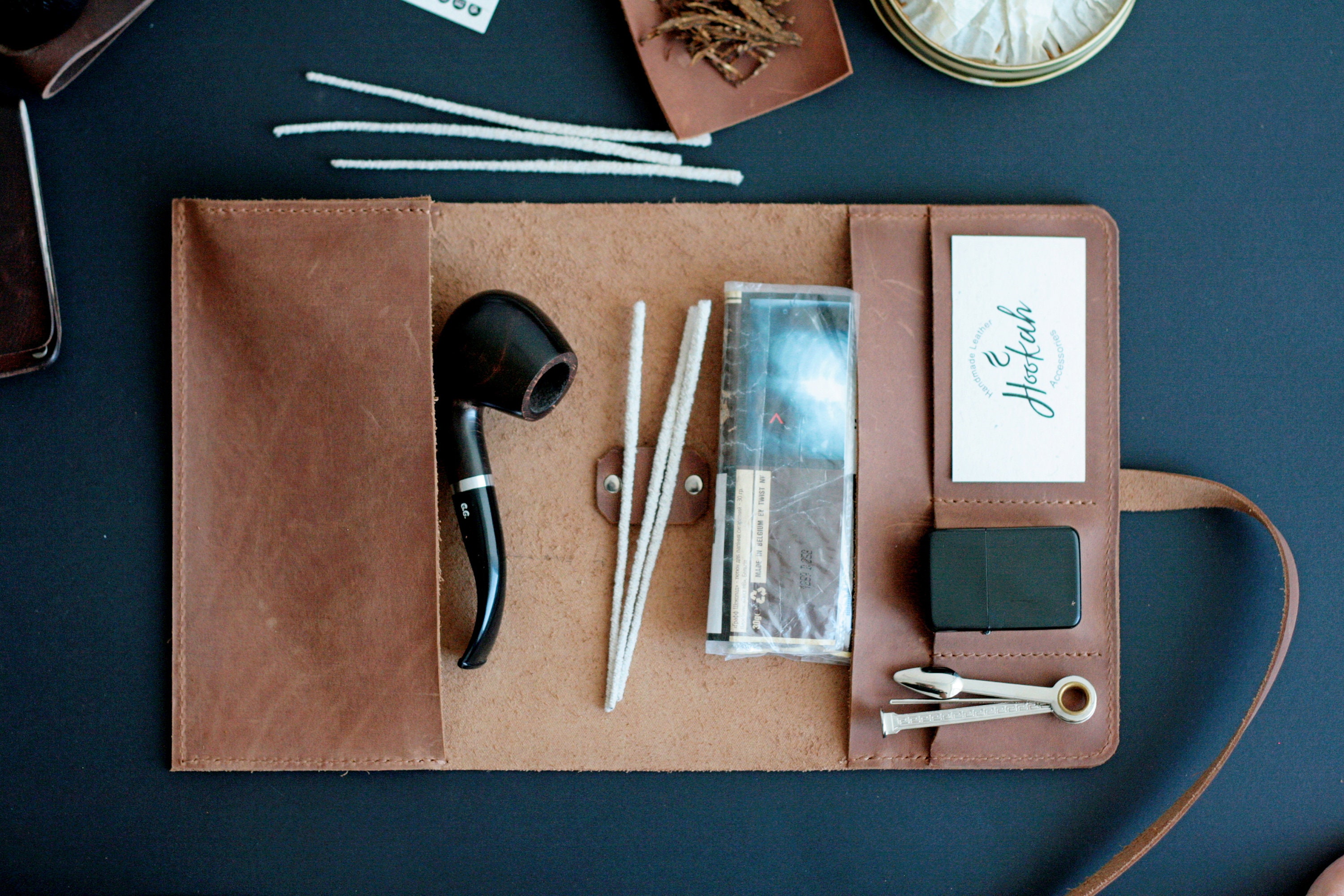 Leather Pipe Roll Leather Pipe Bag Leather Pipe Pouch - Etsy