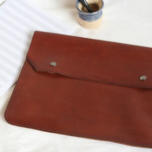Handmade Leather Folder, Folder Letter/a4/a3, Leather Document Holder ...