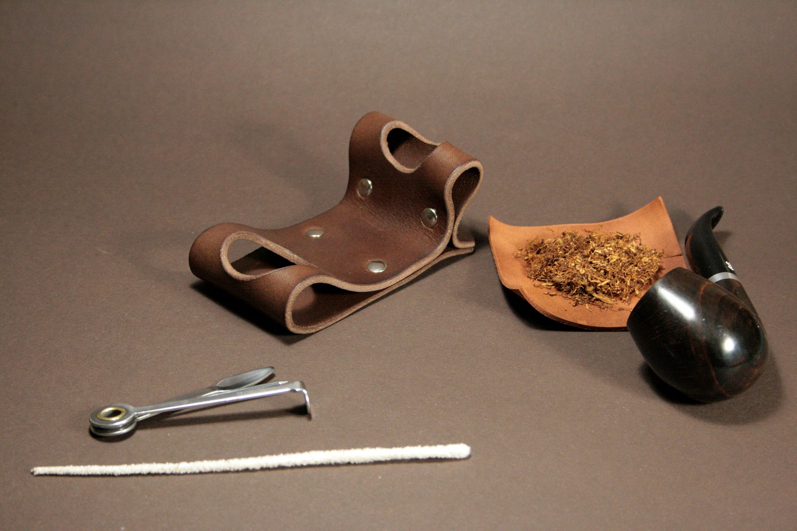 Handmade Leather Pipe Stand, Smoking Accessories - Etsy