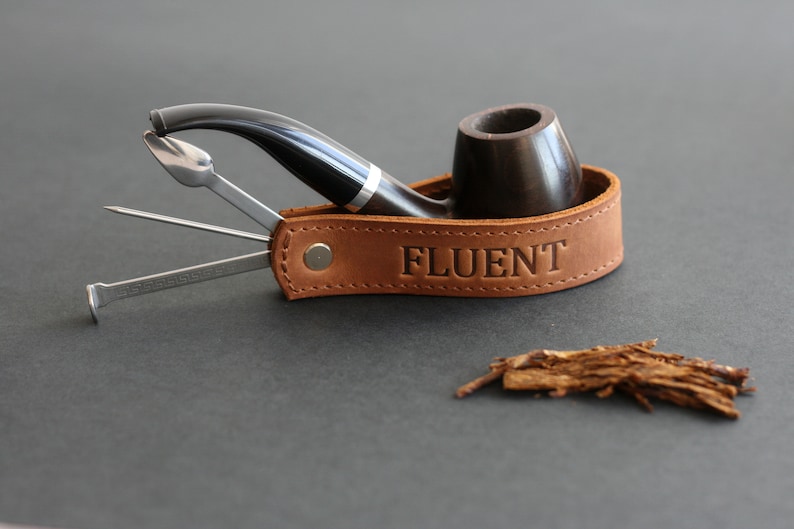 Leather Pipe Stand Personalized Pipe Stand Pipe Cleaning Tools - Etsy