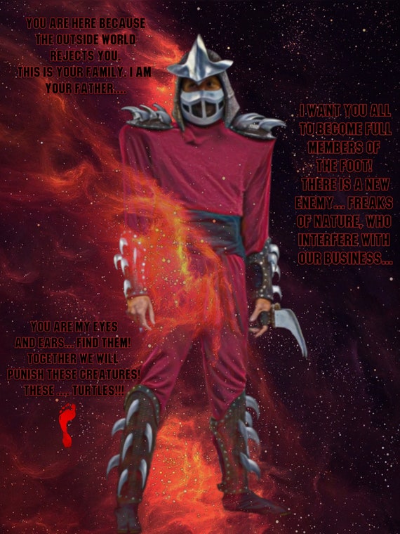 Tmnt 2022 Shredder Poster