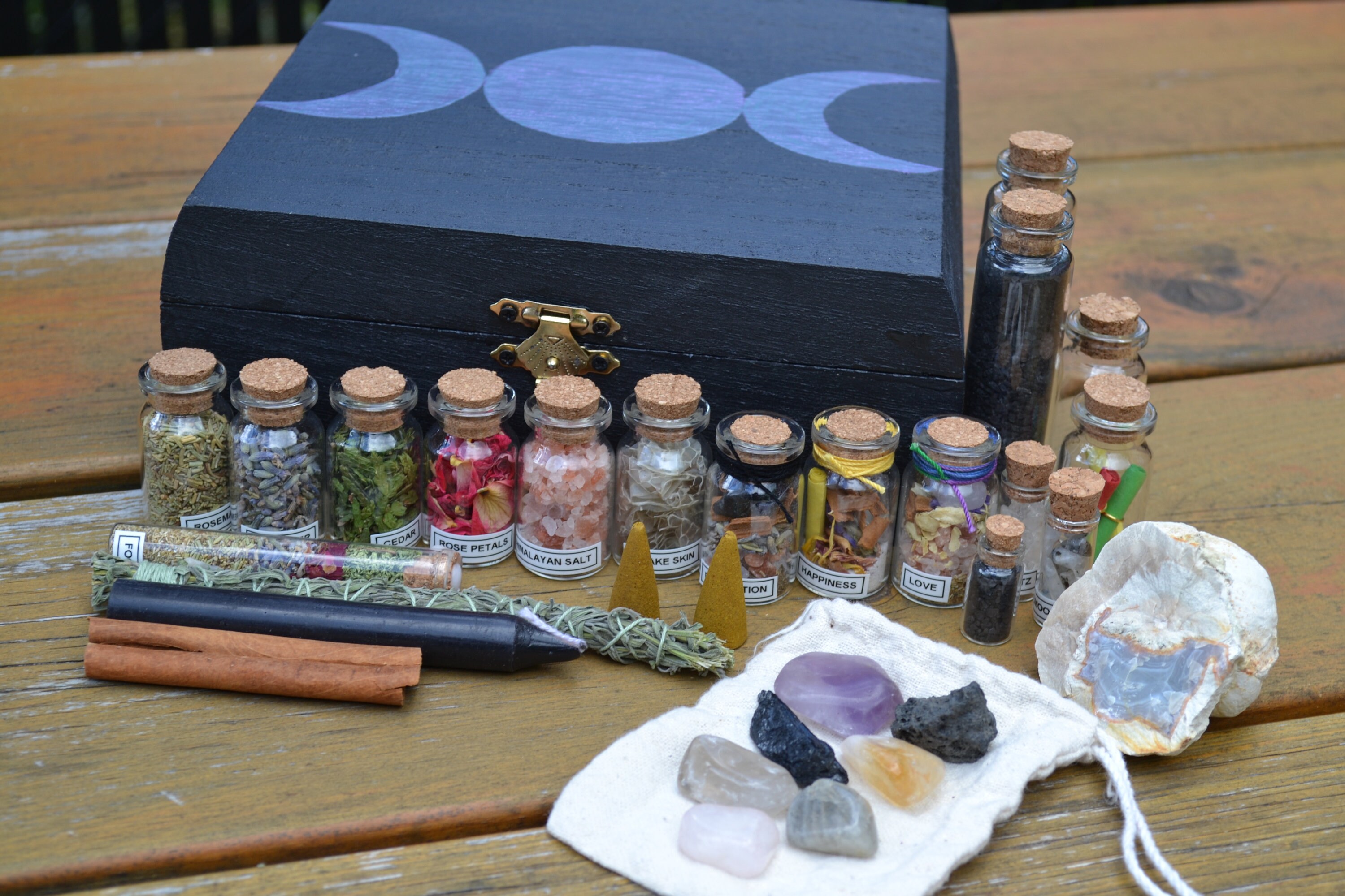 Beginner Witch Box Witchcraft Starter Kit Magic Spell Box - Etsy Canada