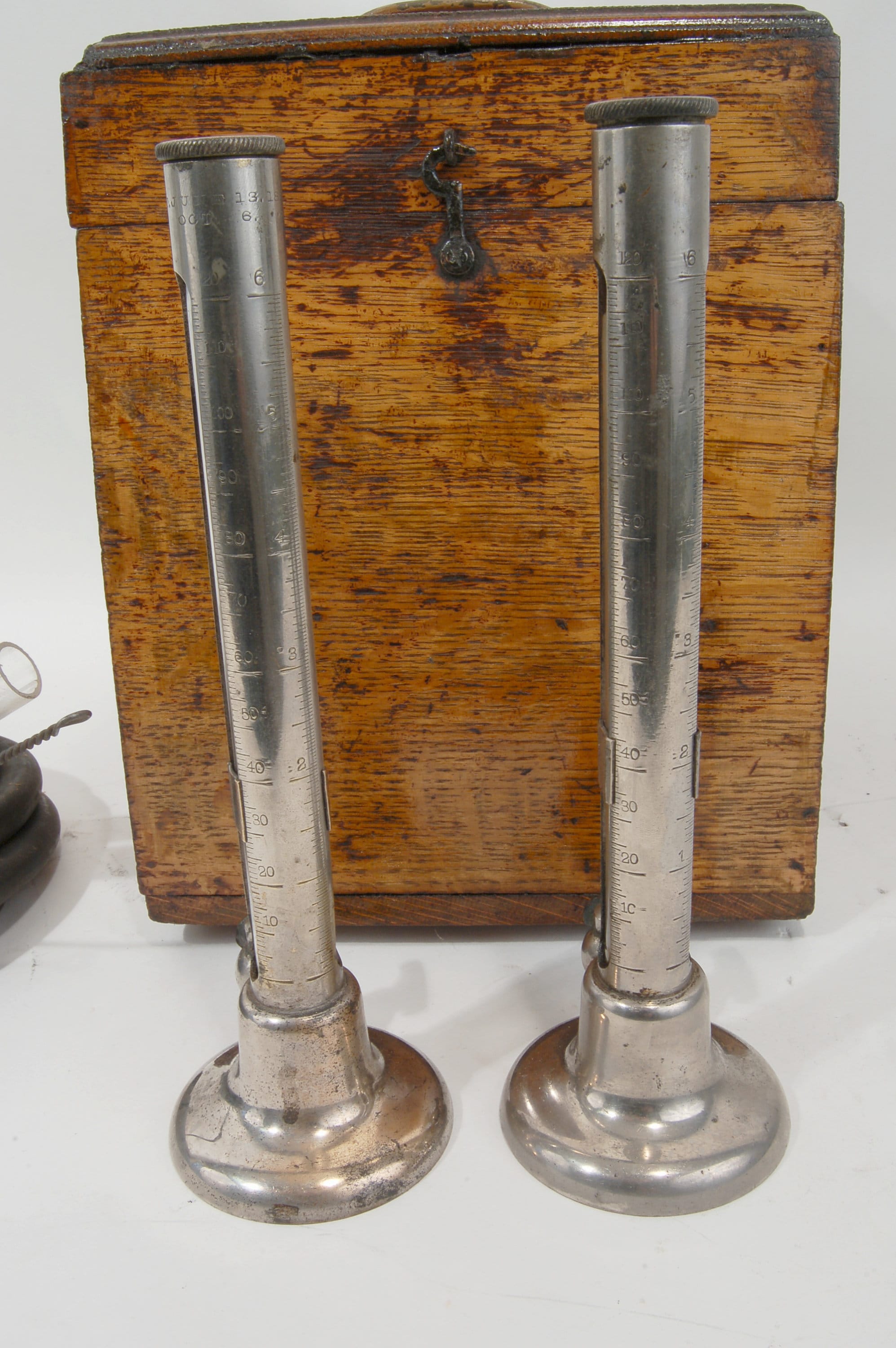 Antique Hydrostatic Leveling Instrument water Level RARE patented 1882 ...