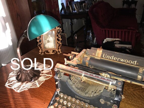 Antique Peerless Goose Neck Desk Lamp. | Etsy