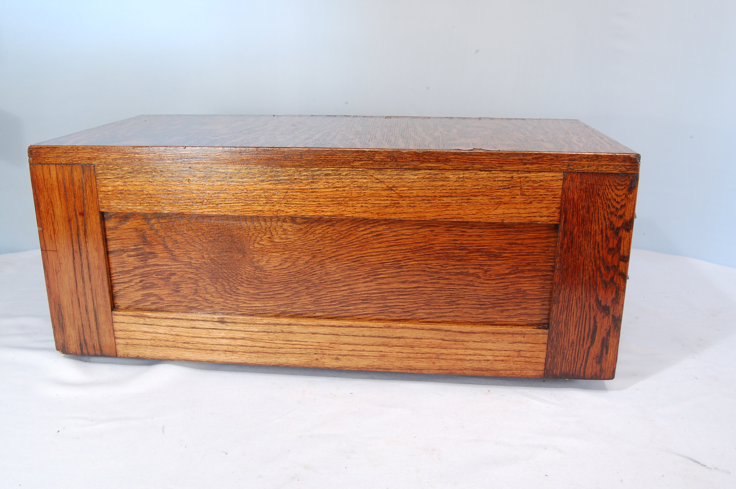 Vintage Wood & Metal 6 Drawer File Cabinet for Old Metal Address Plates ...