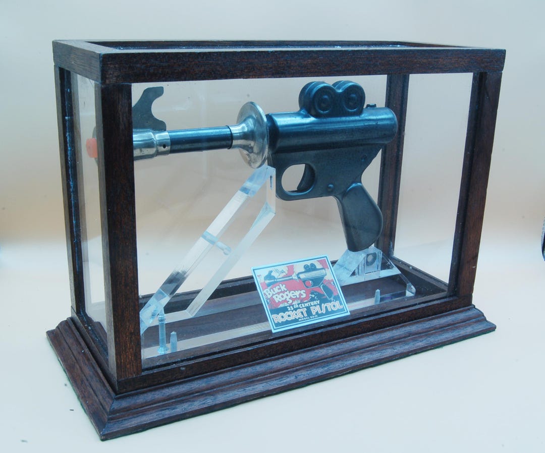 1930’s Buck Rogers 25th Century Rocket Pistol POP Gun XZ-31 W/ Mahogany ...