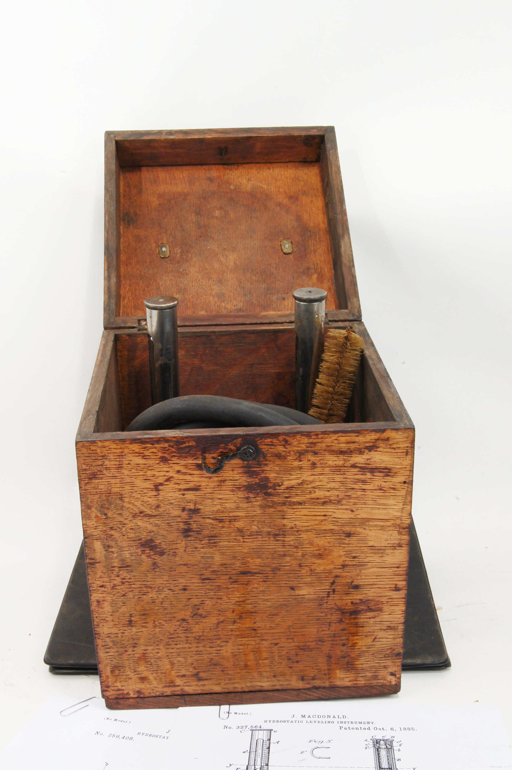 Antique Hydrostatic Leveling Instrument ((water Level) RARE! “patented ...