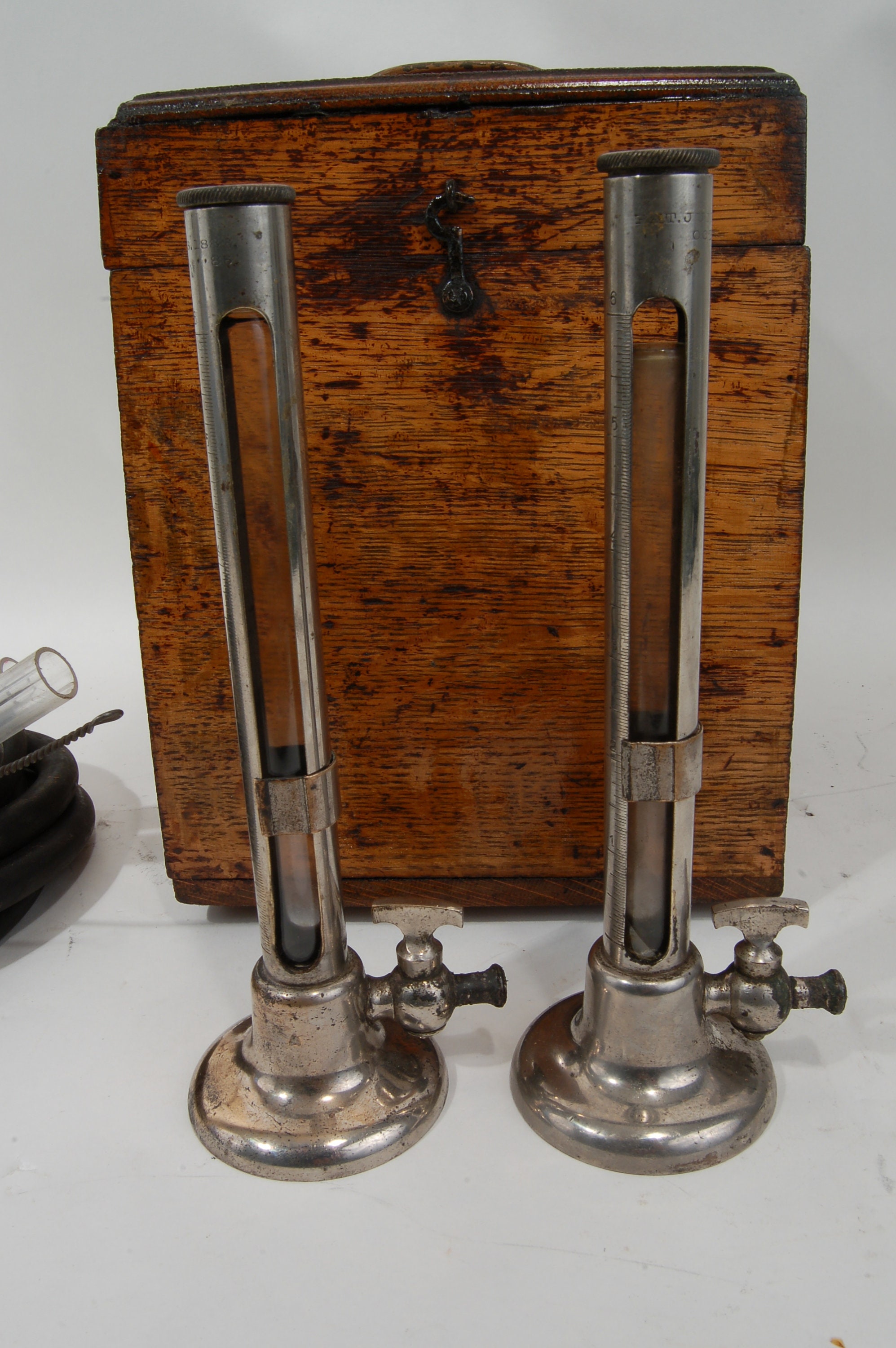 Antique Hydrostatic Leveling Instrument ((water Level) RARE! “patented ...