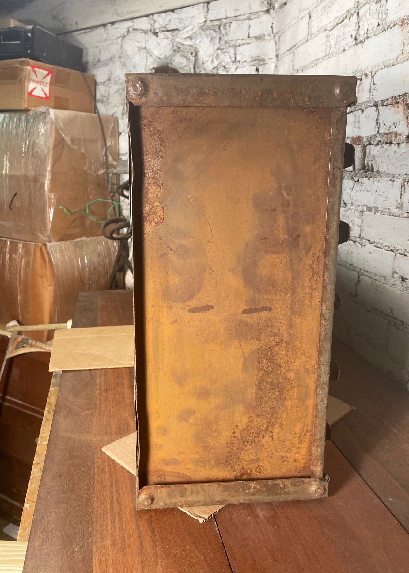Vintage Metal 50 Drawer Distressed Industrial Parts Cabinet SOLD ! - Etsy