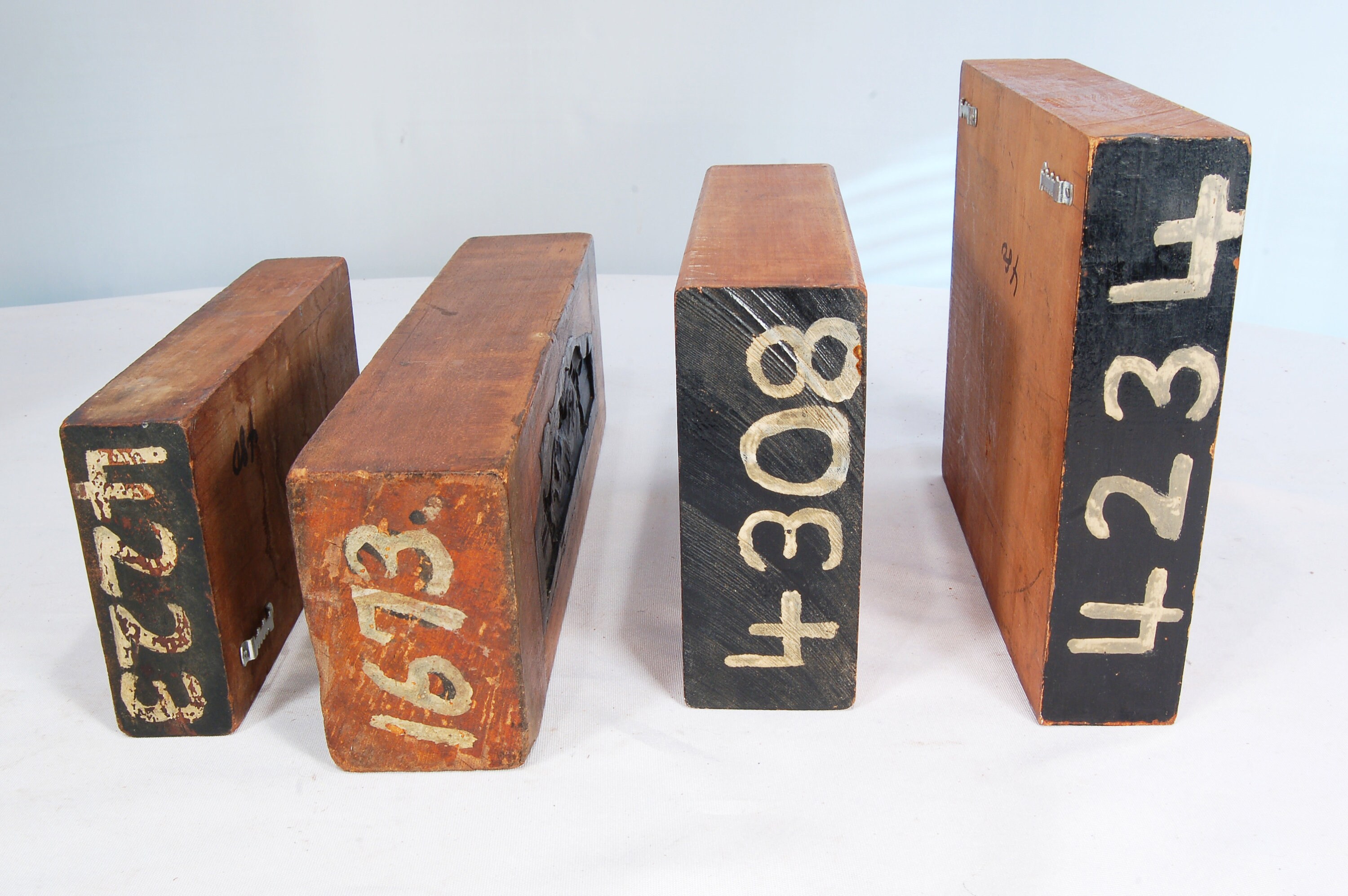 Antique Architectural Plaster Embellishment Wood Block Casting Molds ...