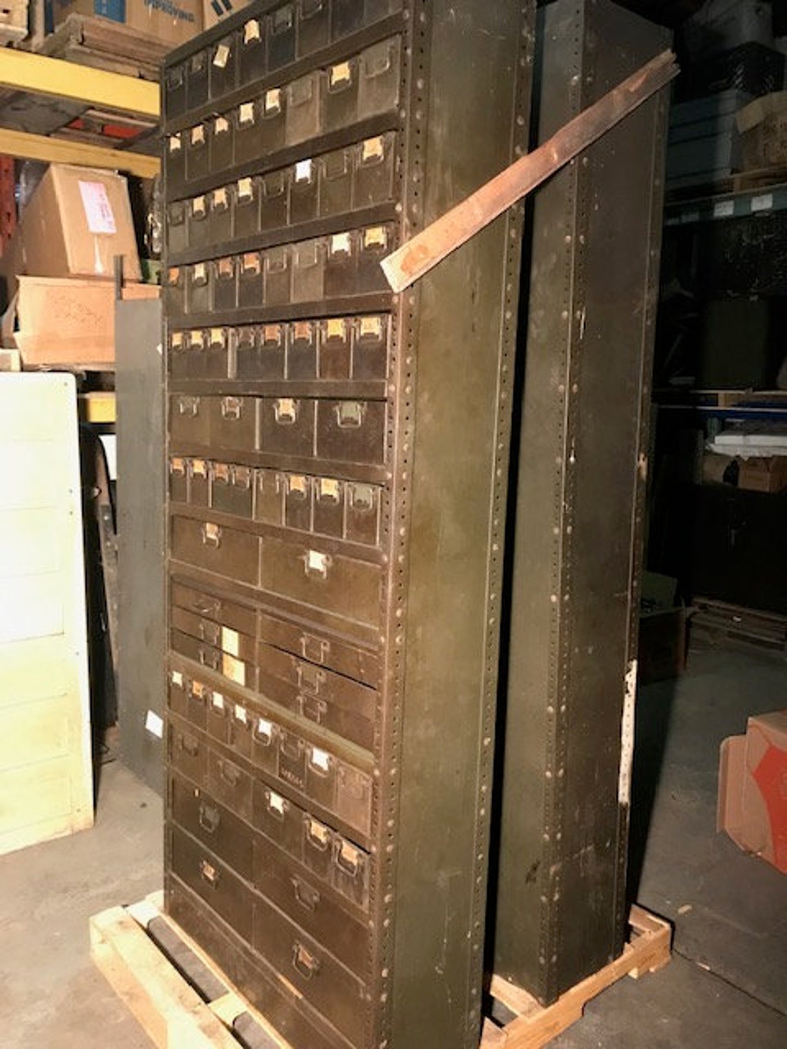 Vintage Colossal 1940's American Industrial Multi Drawer - Etsy