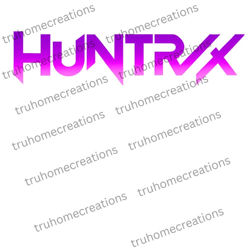 Huntrix, Huntrx, KPOP Demon Hunters Girls Rumi Golden PNG Digital FILES ...