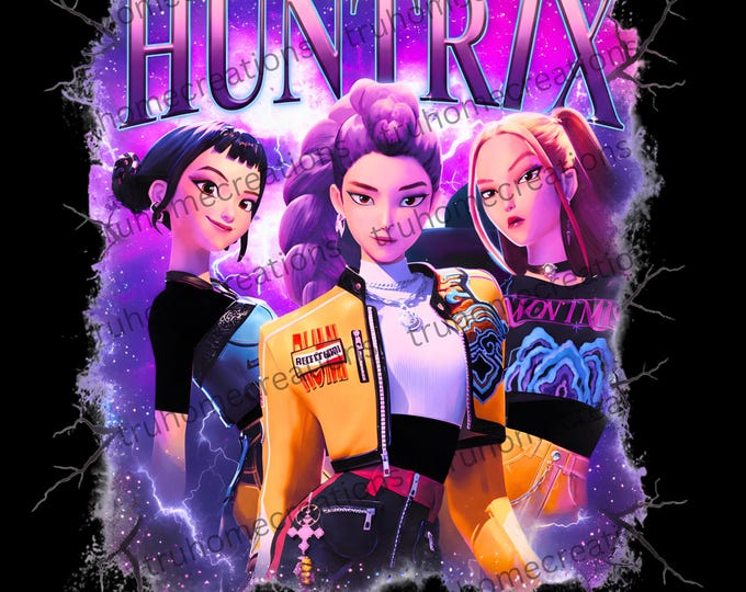 Kpop Demon Hunters Saja Boys Huntix Digital File Png Merch - Etsy Canada