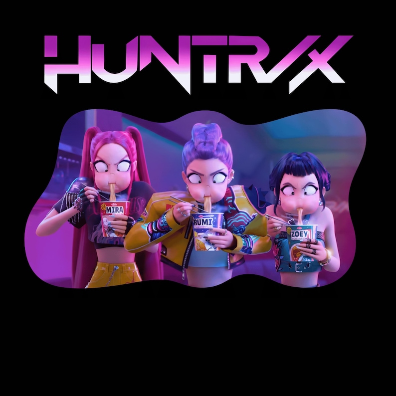 Kpop demon hunters huntr/x huntix mira zoey rumi digitaal bestand png ...
