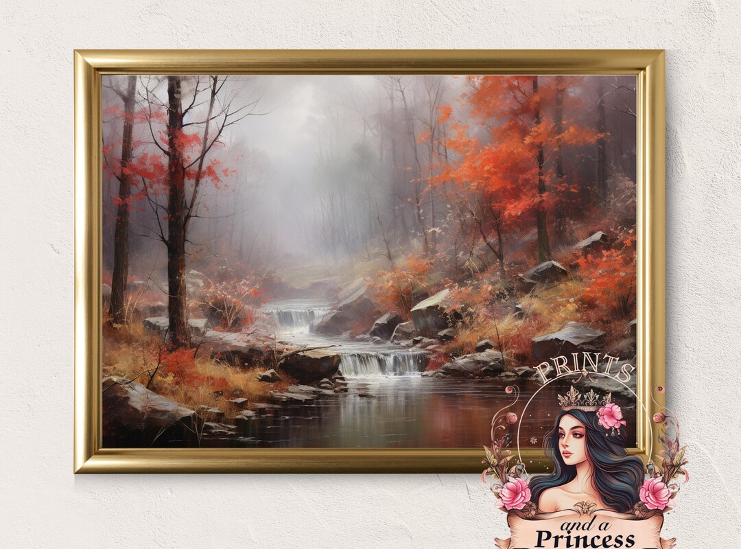 Printable Wall Art for Fall | Fall Art Print | Vintage Art Print | Fall ...