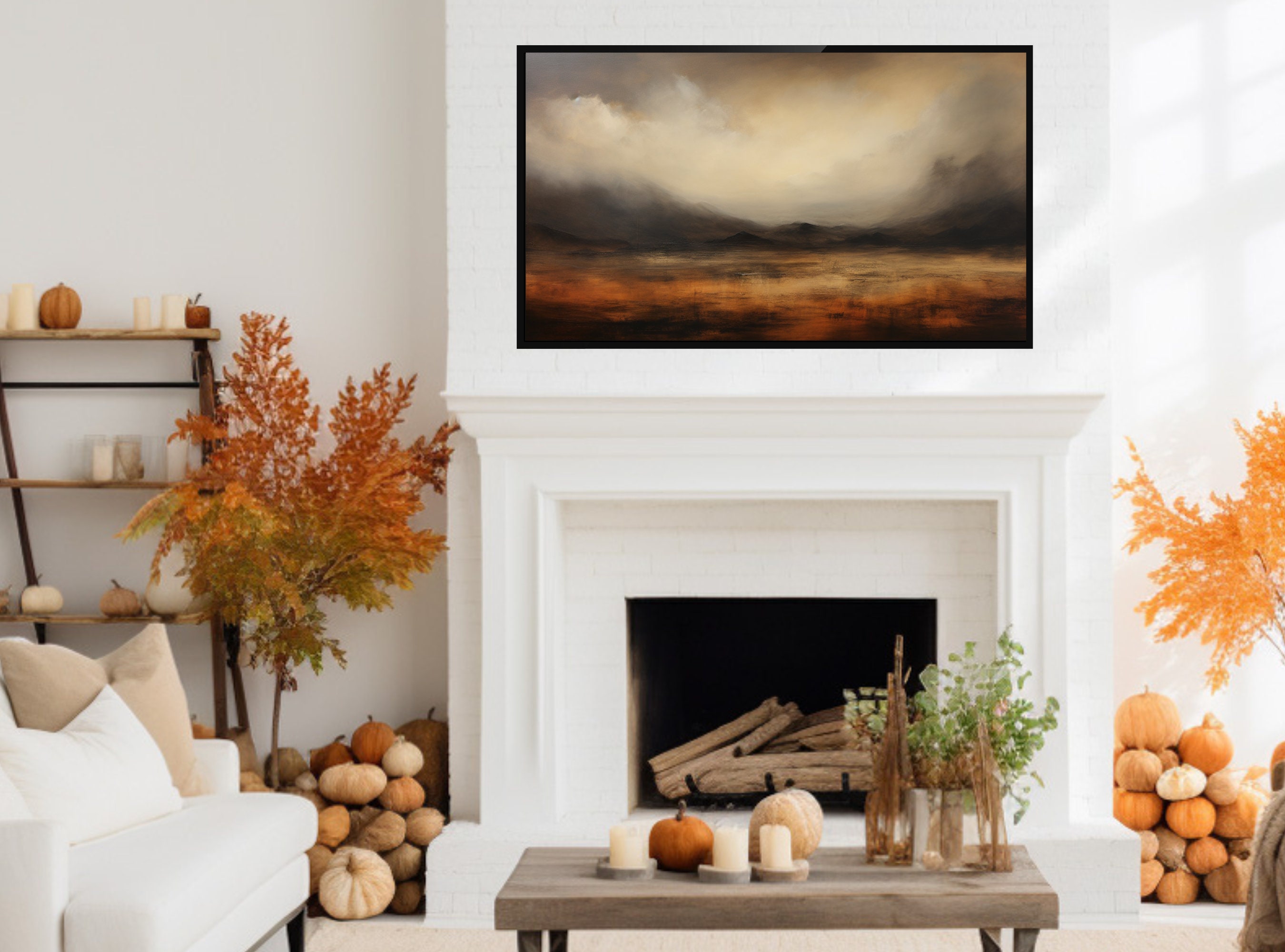 Moody Landscape Art Fall Gallery Wall Set of 3 Autumn - Etsy Australia