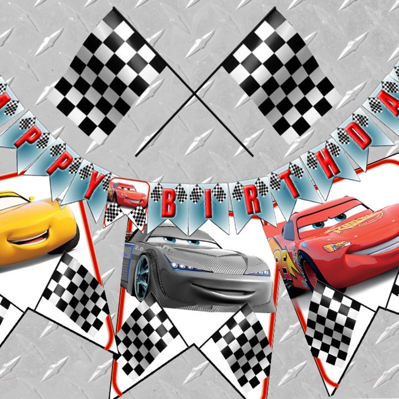 Car Birthday Banner - Etsy