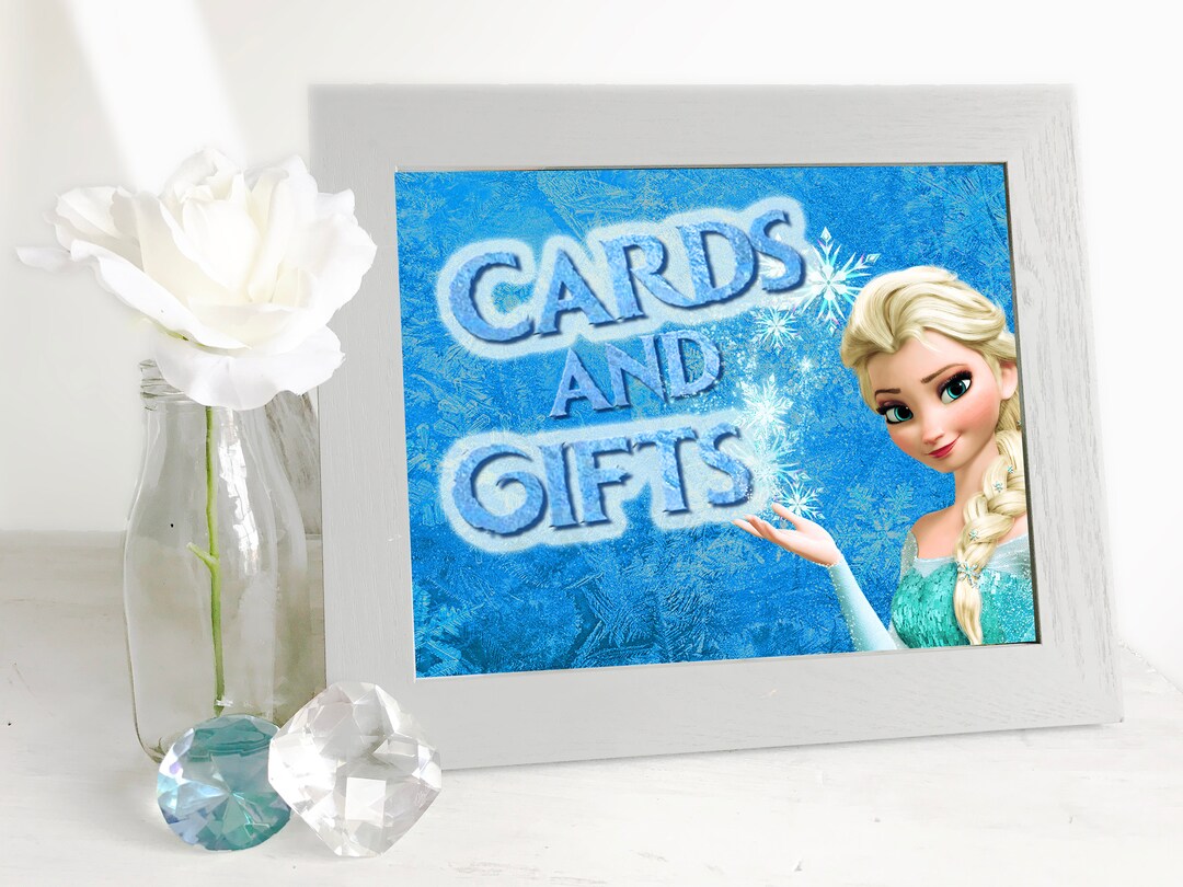 Frozen Birthday Sign Frozen Party Decor Frozen Birthday Decorations ...