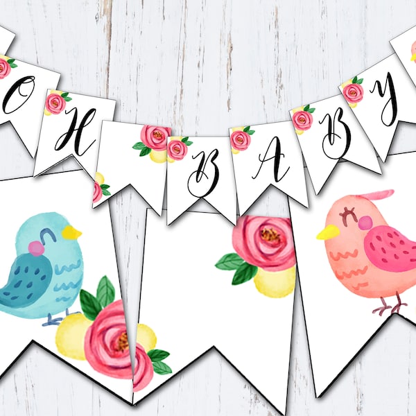 Bird Baby Shower - Etsy