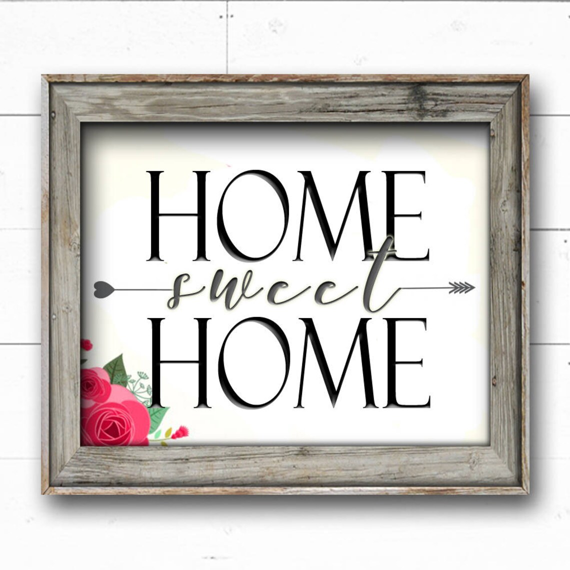 Farmhouse Sign Printable, Home Sweet Home Sign, DIY Farmhouse Sign ...