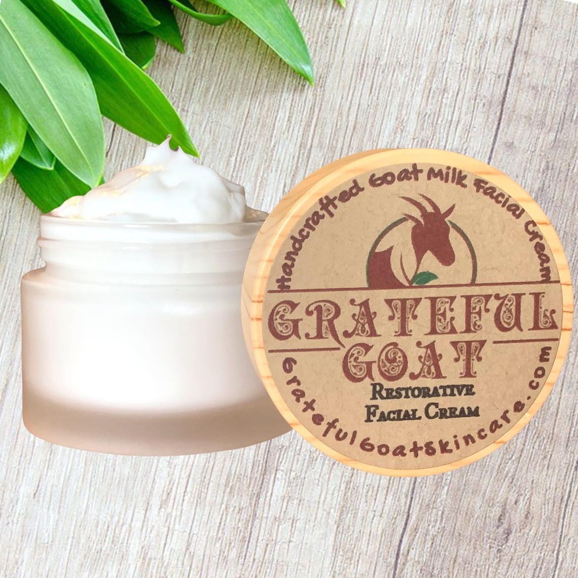 Restorative Goat’s Milk Facial Cream, Unscented With SPF - Etsy