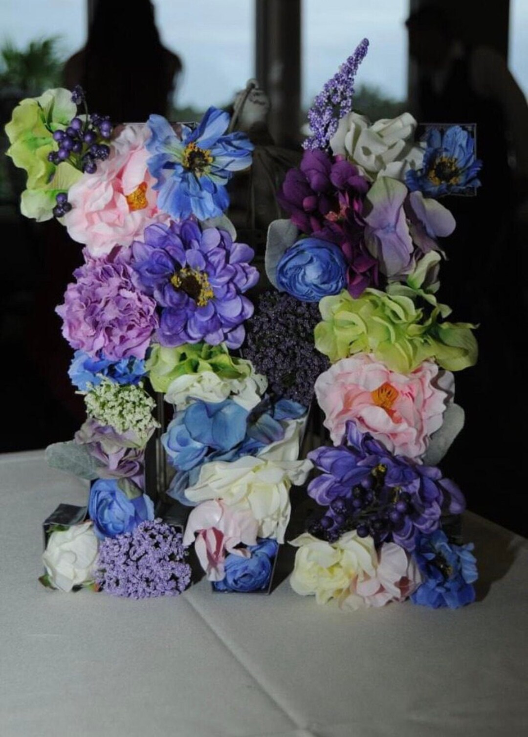 Centerpiece Flower Letter - Etsy