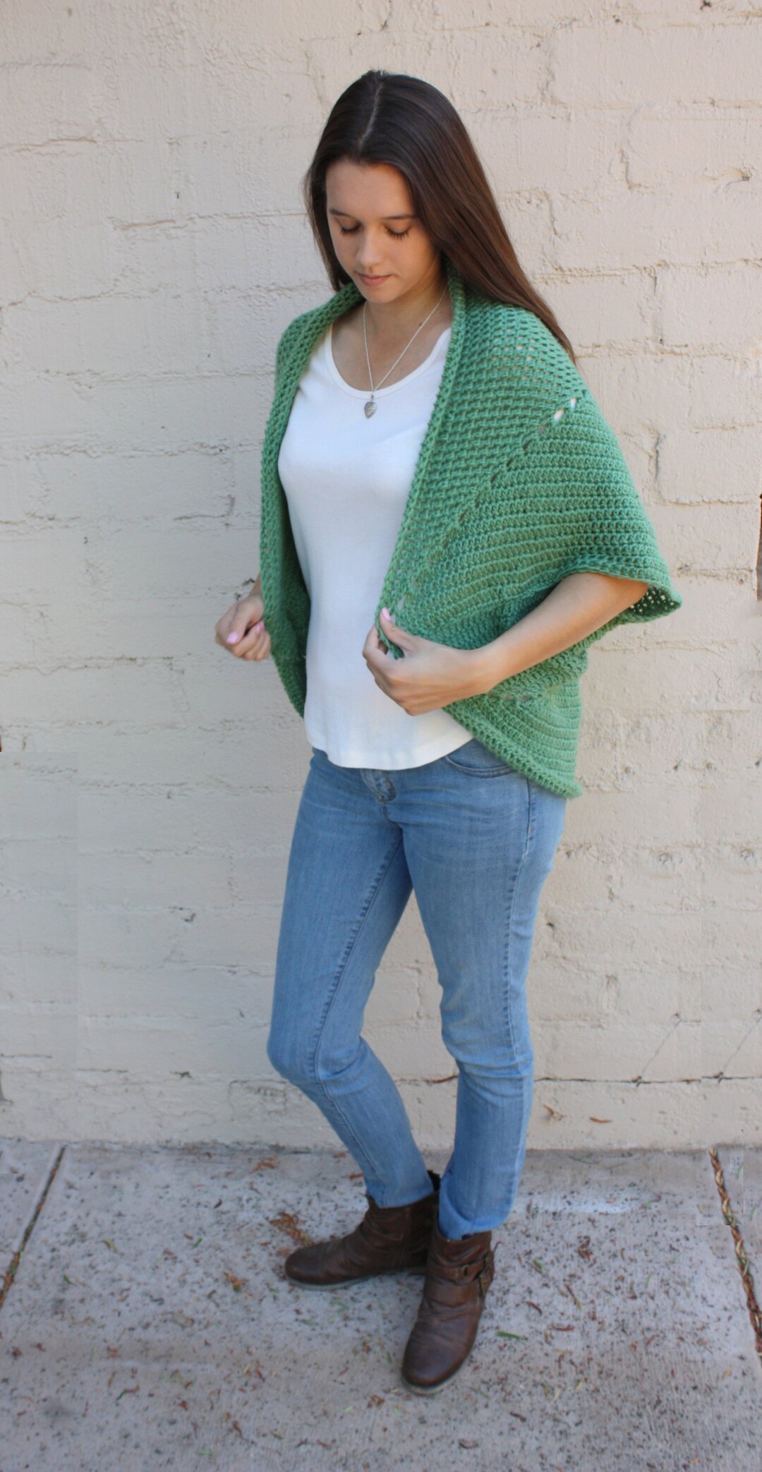 Solid Granny Square Shrug PDF Download, Granny Square Shrug, Crochet ...