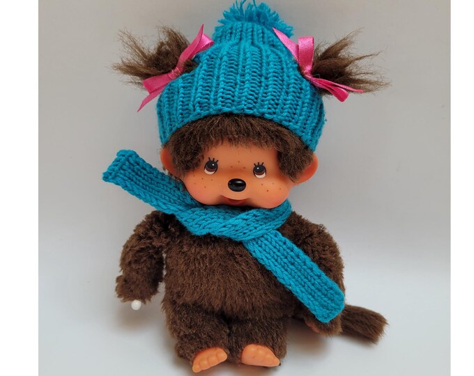 Vintage Monchhichi Monchichi Monkey Girl Doll 8 Inch - Etsy