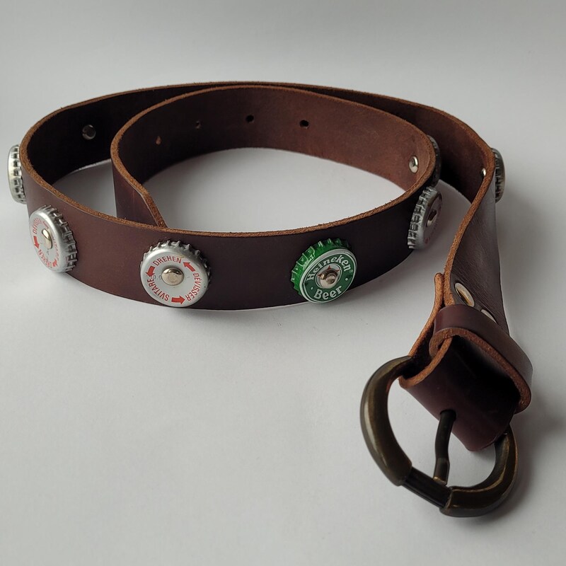Bottle Cap Belt - Etsy
